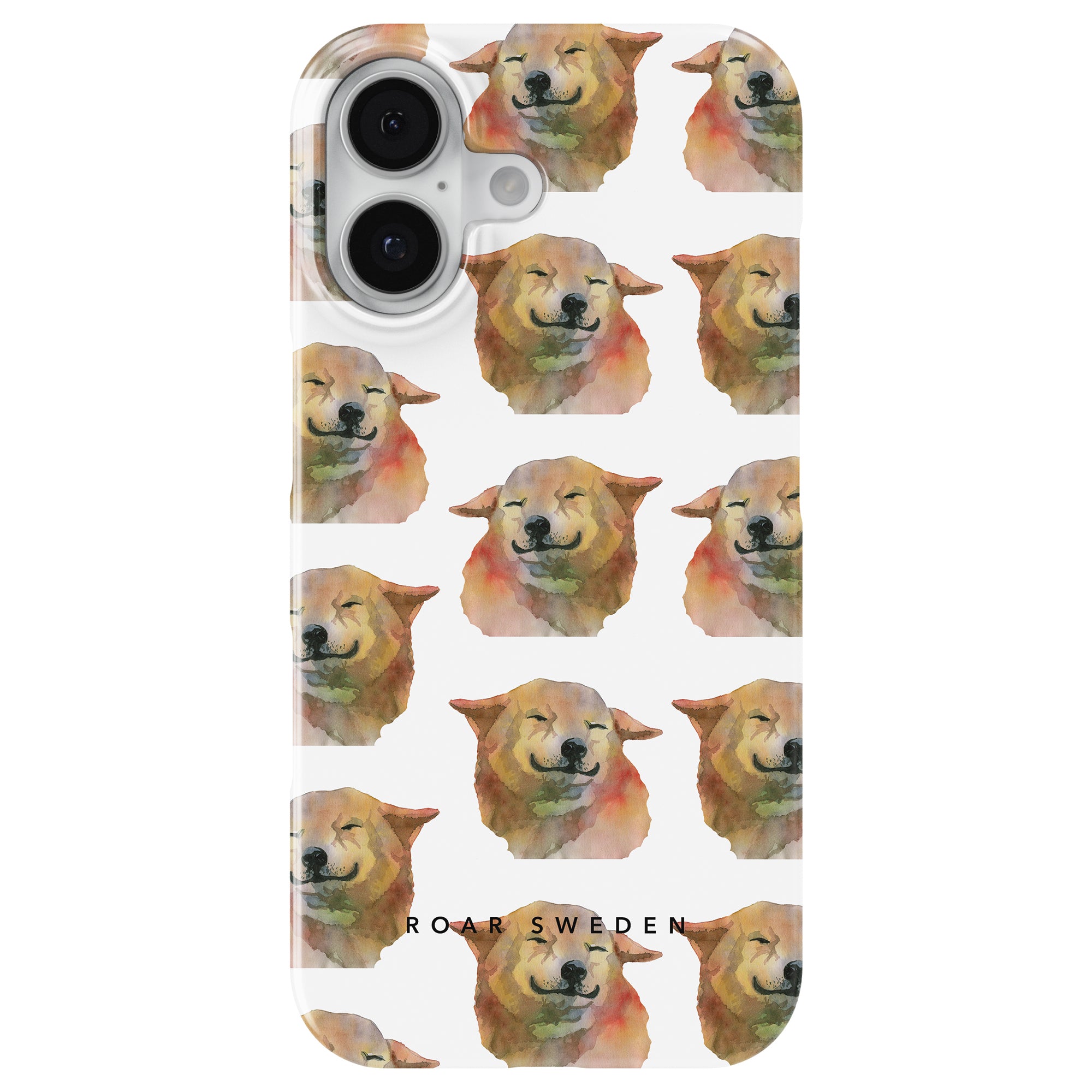 Smiley Shiba - Slim case | Mobilskal – RoarSweden